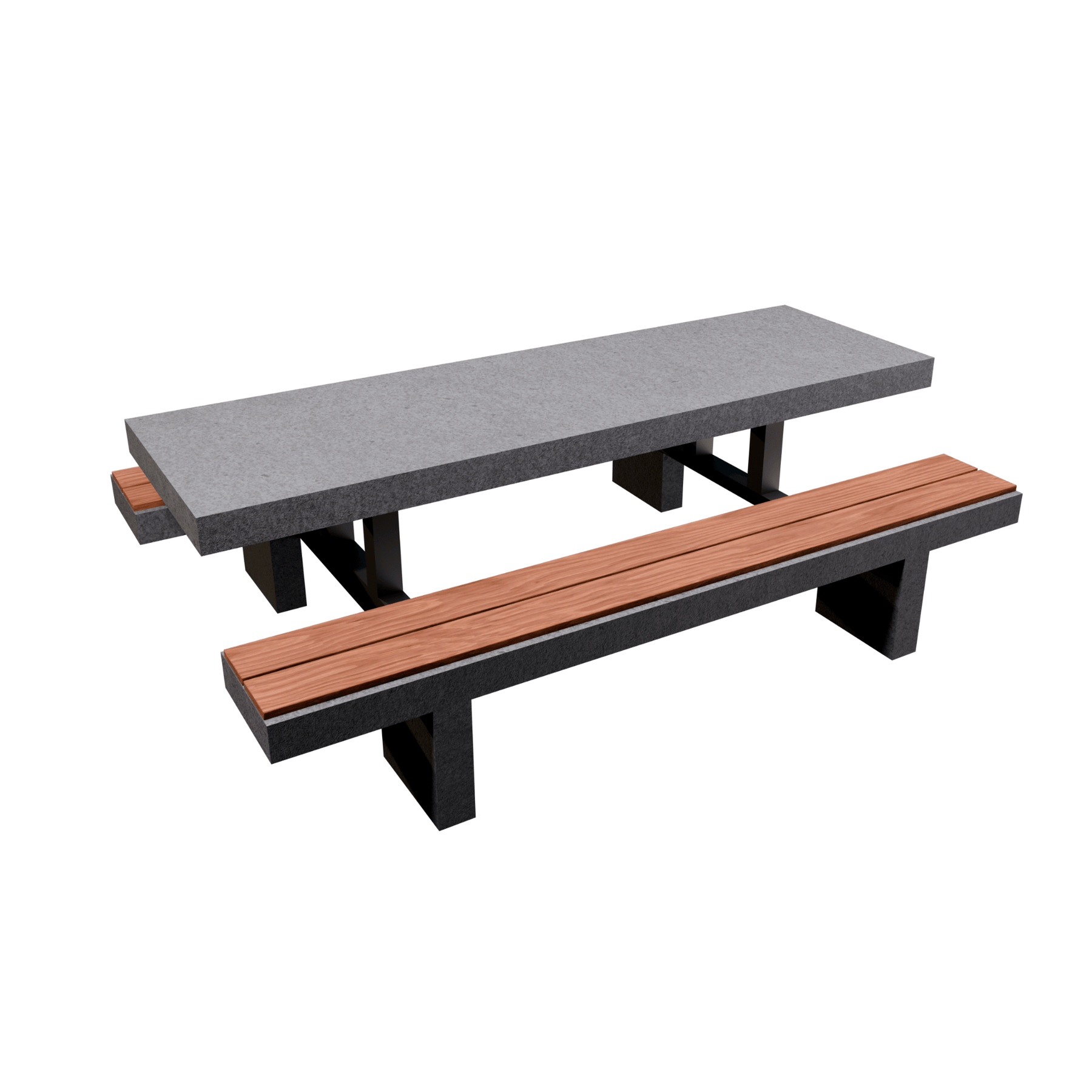 Table en béton à accessibilité universelle : Invita – Patio Drummond